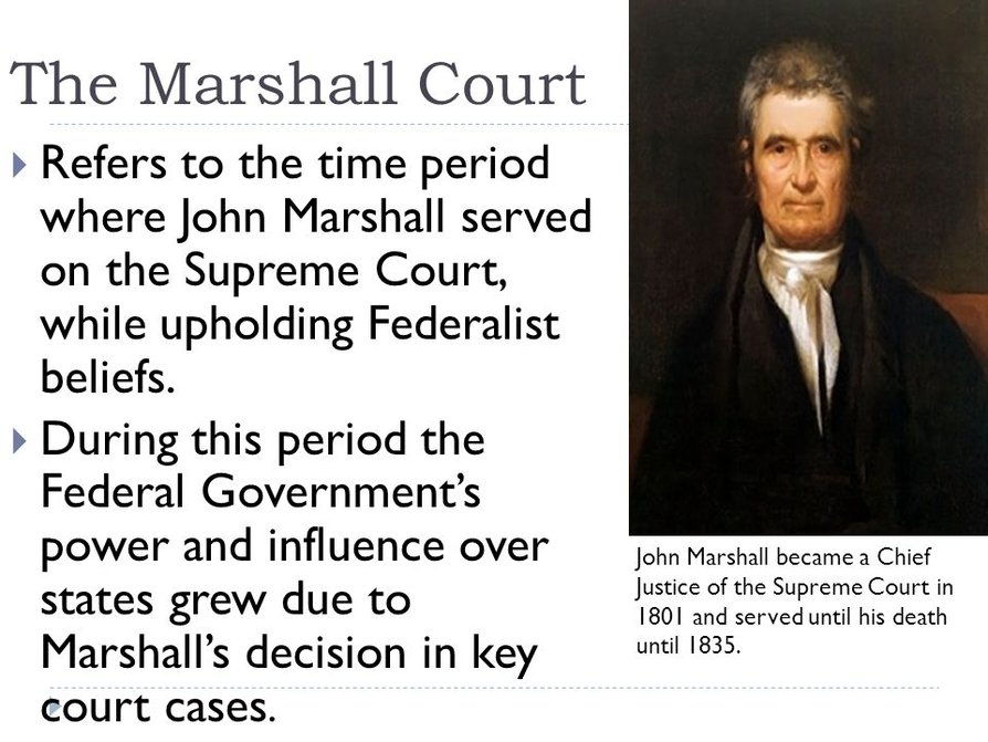 THE MARSHALL COURT