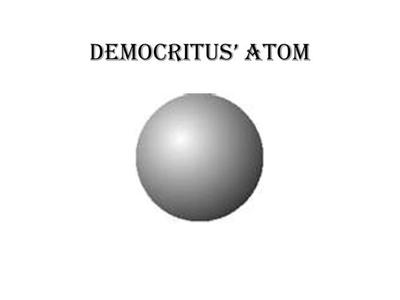 Democritus' Atom