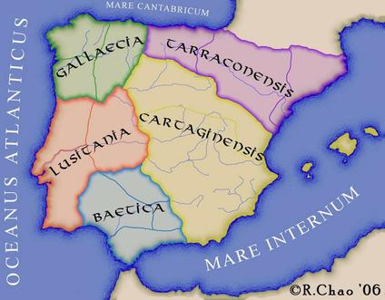 Hispania: The Romans were established in the Iberian Peninsula since ...