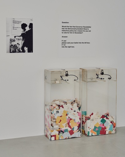 Hans Haacke, MoMA Poll (1970)
