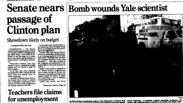 The Unabomber In The Newspaper