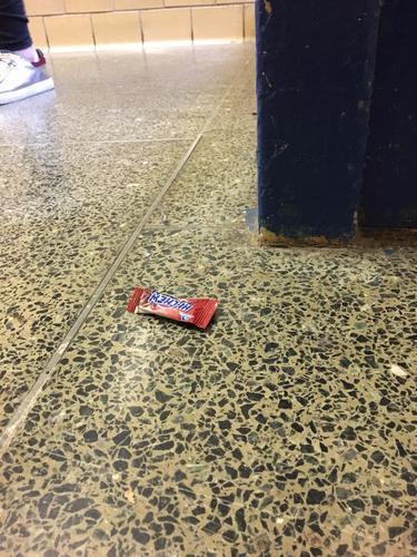 The act of deviance being committed here in the halls of Westfield High ...