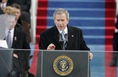 G.W. Bush's inauguration ceremony