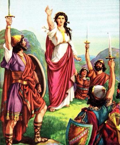 Deborah and Barak, defeated the army of Canaanite King Jabin of Hazor ...