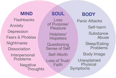 This graphic demonstrates that the effects of trauma not only afflict ...