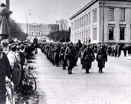 German soldiers in Oslo 9th april 1940