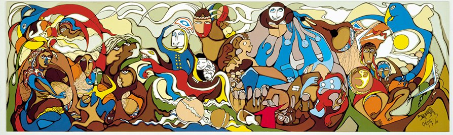 Daphne Odjig (1978) "The Indian in Transition"