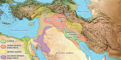 MESOPOTAMIA: territorio oggi compreso fra IRAQ ed IRAN.