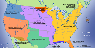 In 1853, the U.S. went through with the Gadsden purchase. This was to ...