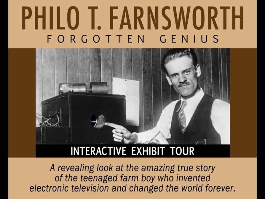 Philo Farnsworth did his first presentation of an electronic television ...