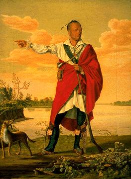 A self portrait of Joseph Brant.