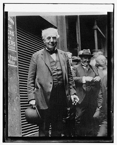 (1925) Thomas Edison. , 1925. [Photograph] Retrieved from the Library ...
