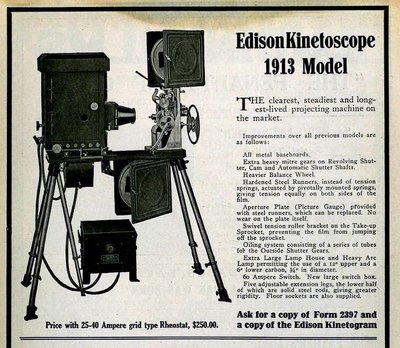 Commercial Motion Pictures (1913) this was the first projector invented ...
