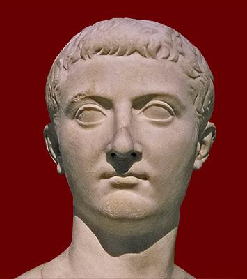 The Roman Emperor Tiberius competed in and won the four horse chariot ...