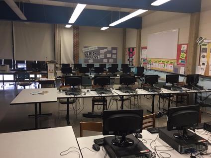 One of Walsh's digital design labs.