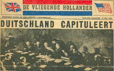7 mei 1945: Capitulatie van Duitsland. De drie fronten (zuiden, oosten ...