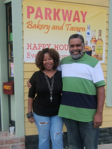 Picture by Timetoast of Ruby Bridges and her husband.