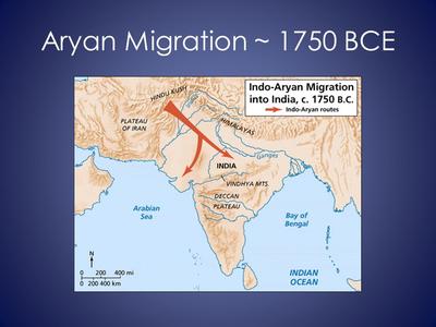 Aryan migration begin after Indus Civilization was finished. Aryan were ...