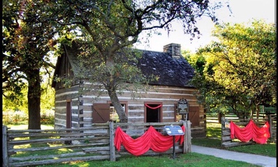 This is what Scadding Cabin currently looks like