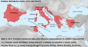 Rimska republika je oblast razširila na Balkanski polotok in Malo Azijo ...