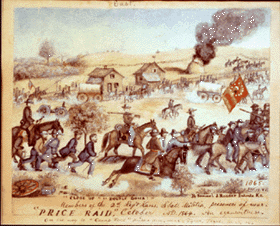 The Civil War touched Kansas in the ways of Quantrill's Raid and the ...