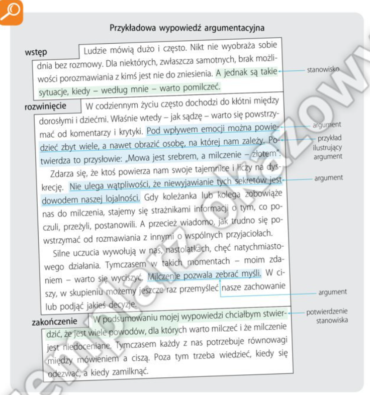 Temat: Piszemy wypowiedź argumentacyjną (rozprawkę)!