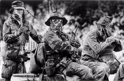 1990 march - Armed members of the Mohawk first nation barricaded a road ...