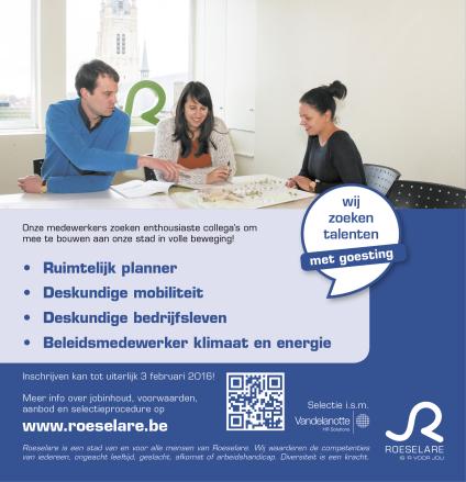 20 januari: collega's schitteren in vacaturecampagne