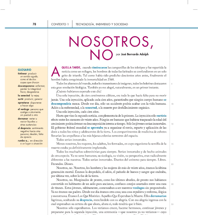 Lectura "Nosotros no" por Jose Bernardo Adolph