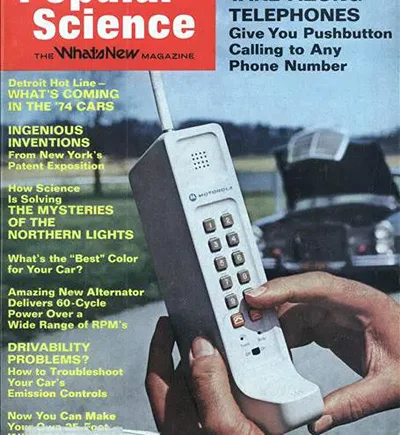 1973- Primer teléfono Móvil
