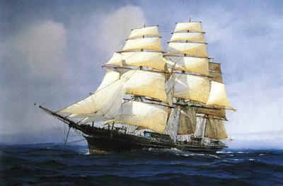 The ship Charlotte sailed on.