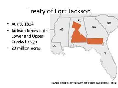 Treaty Of Fort Jackson 1814
