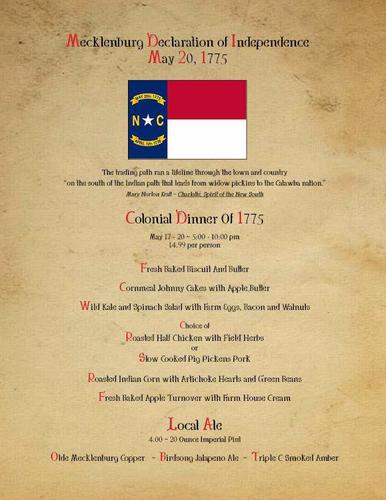 The Mecklenburg Declaration of Independence 1775