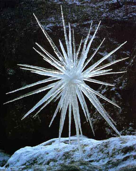 Icicle Star - Scaur Water, Penpont, Dumfriesshire- Andy Goldsworthy