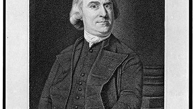 Black and White Painting depicting Private Hugh Montgomery, one of the ...