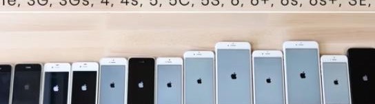 All the iPhones in Apple history.