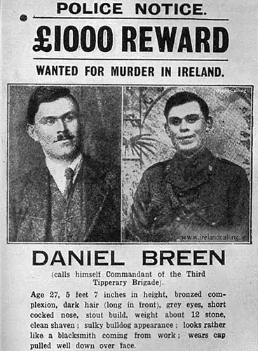 Dan Breen's wanted poster