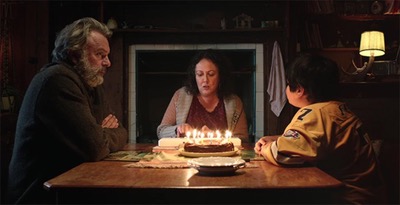 Ricky, Ricky and Bella at the dinner table singing Happy 13th Birthday ...
