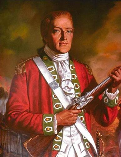 A painting of Patrick Ferguson