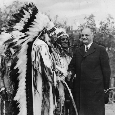 Charles Curtis serves as the first Native American U.S. Vice President ...