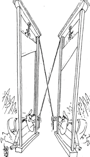 [ Mutually Assured Destruction political cartoon].