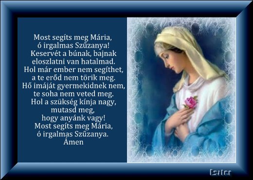 4. Mondjuk el a befejező imát - sárga színnel jelölve