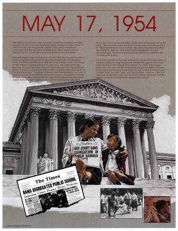 MAY 17,1954- Segregation is ruled illegal in the United States.