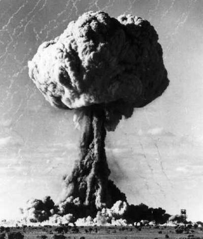 The UK's first nuclear test, Operation Hurricane, in 1952.