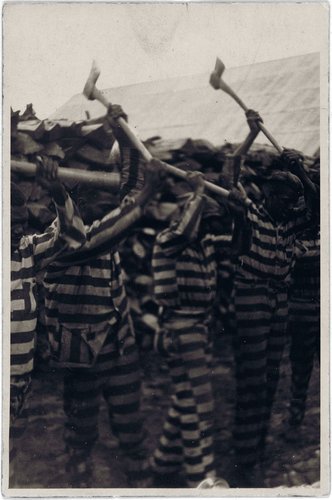 Chain gang singing in South Carolina