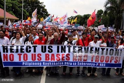 Filipinos protest U.S Bases