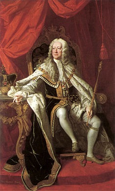 George II succeeded his father in 1727.