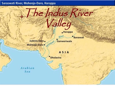 Mohenjo Daro And Harappa Map