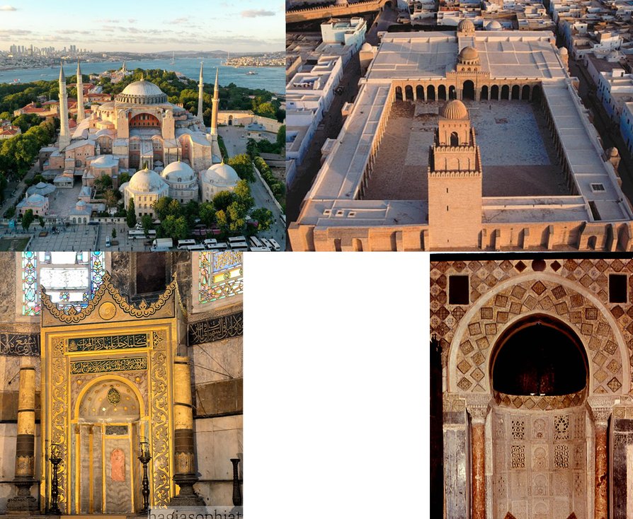 Hagia Sophia Mosque Vs The Great Mosque of Kairouan