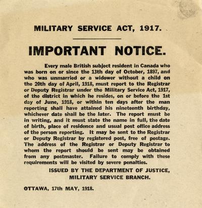 Military Service Act